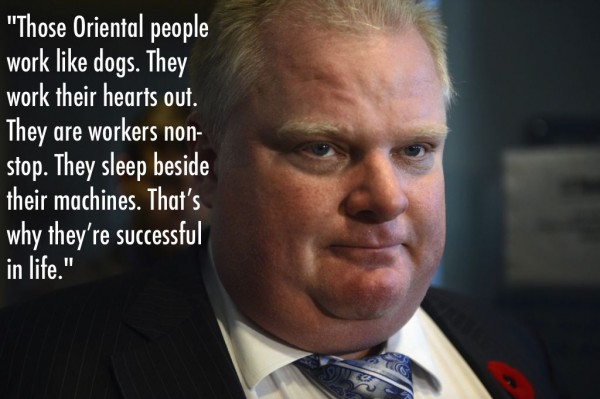 11 Ridiculous Rob Ford Quotes On The Issues